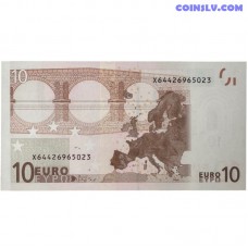 Germany 10 Euro 2002 Trichet Signature UNC Banknote (X Prefix)
